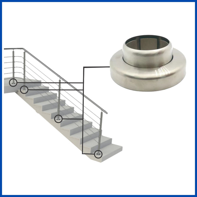 Brida con tapa de 1 1/2"